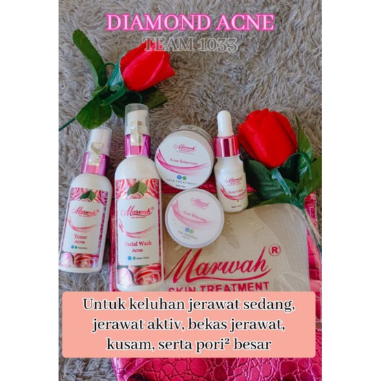 Jual MARWAH DIAMOND ACNE KEMASAN BARU(pouch) | Shopee Indonesia
