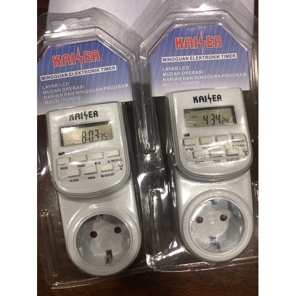 Jual Kaiser timer digital elektronik mingguan | Shopee Indonesia