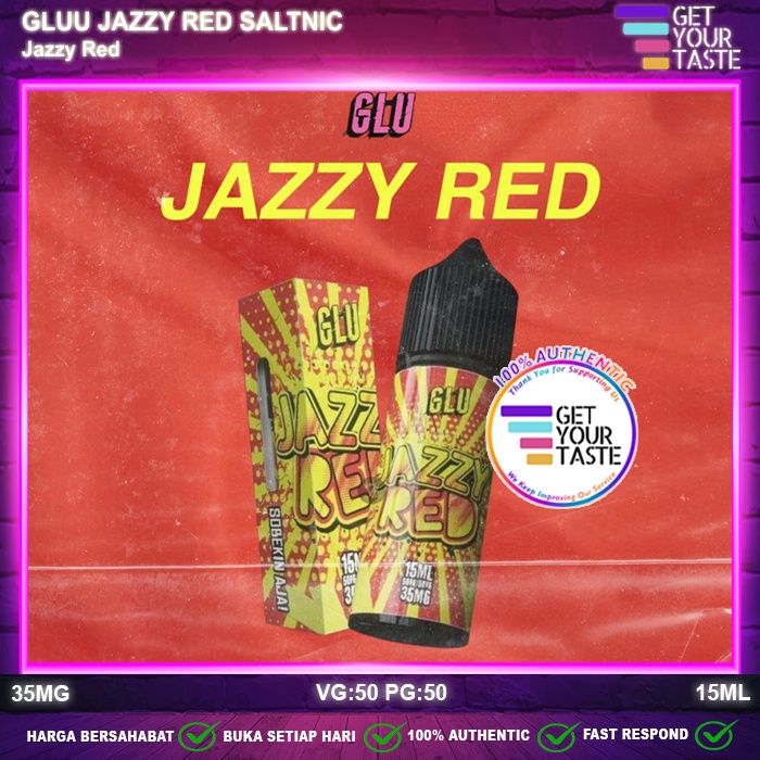 Jual Liquid GLU Jazzy Red Salt Nic 15ML Saltnic by Fathiba x FVS x TNT ...