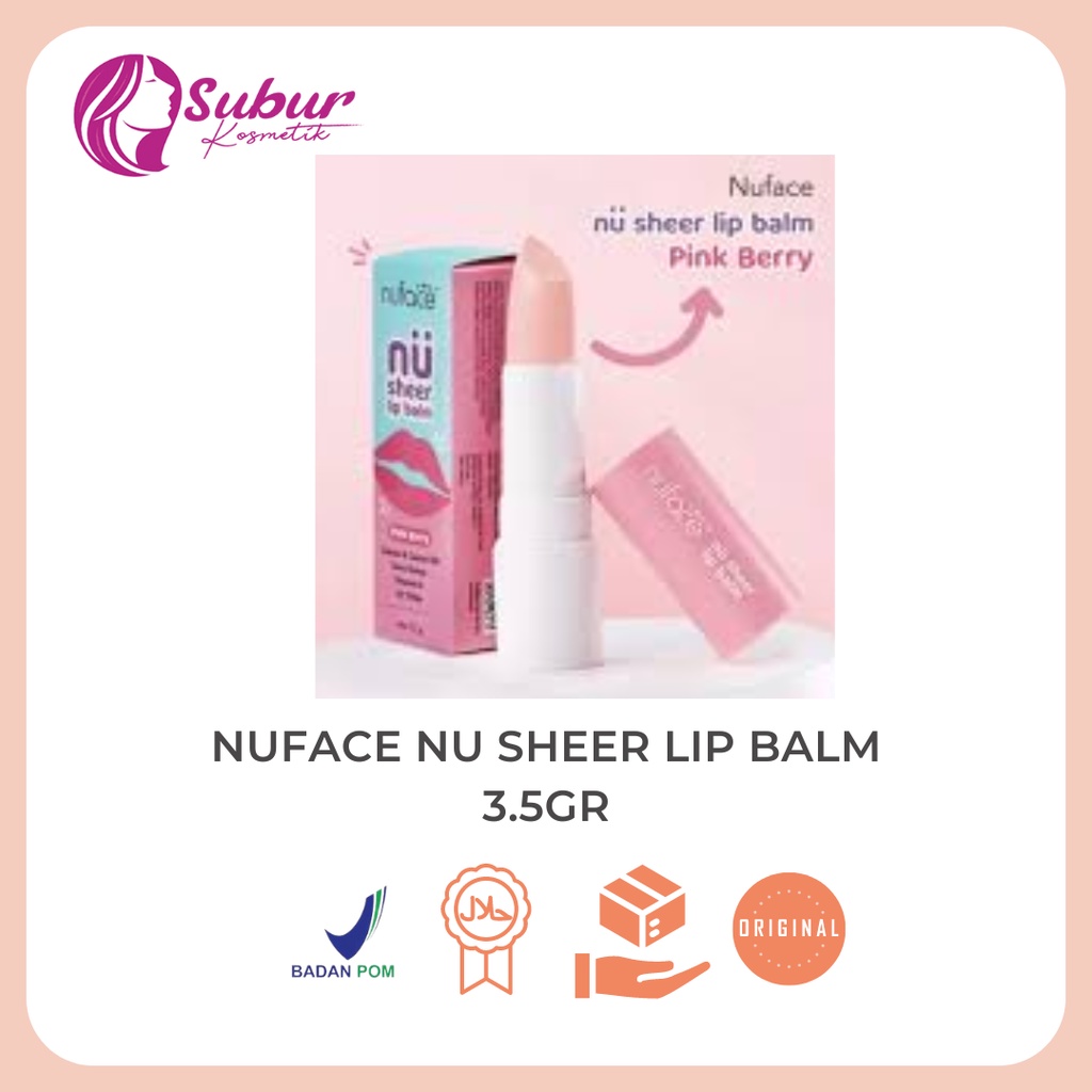 Jual Nuface Nu Sheer Lip Balm 3.5GR VCI | Shopee Indonesia