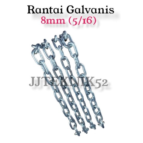 Jual Rantai Besi Galvanis 8mm / Galvanized Chain | Shopee Indonesia