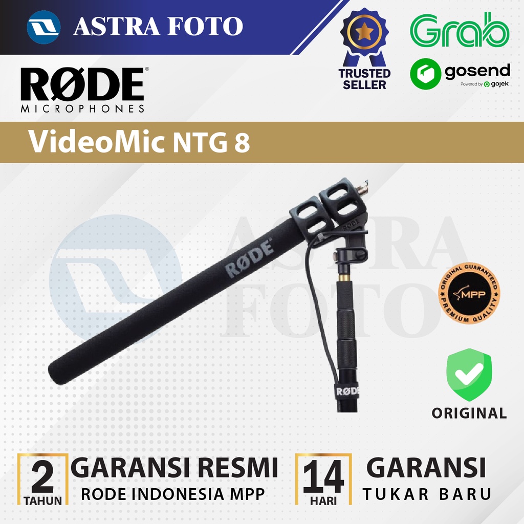 Jual RODE NTG8 / NTG 8 Broadcast Quality RF-bias Shotgun Microphone ...