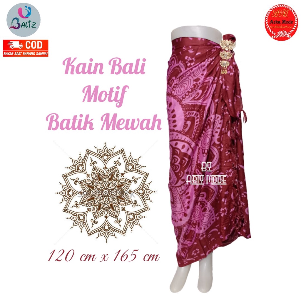 Jual Kain Bali Pantai - Kain Bali Motif Batik Sultan Mewah Standar ...