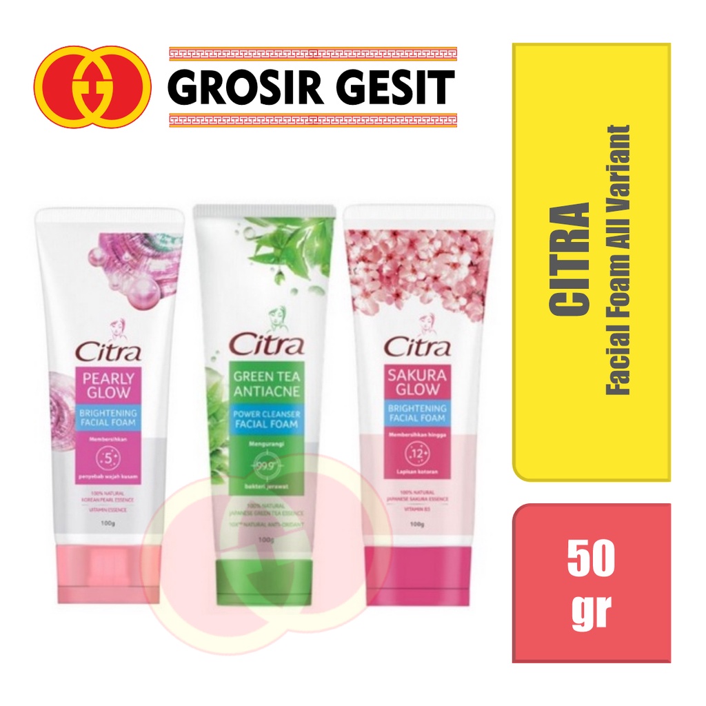 Jual Citra Facial Foam All Varian 50 gr | Shopee Indonesia
