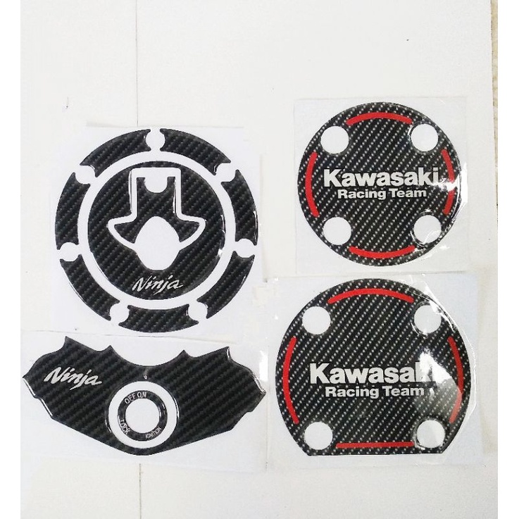 Jual sticker timbul ninja rr old ninja rr new emblem blok mesin ...