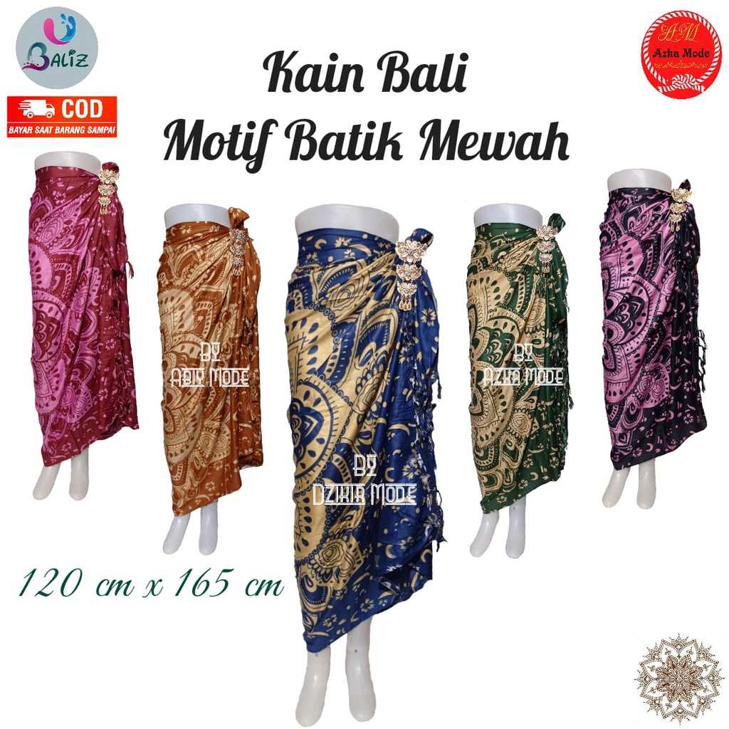 Jual Kain Bali Pantai - Kain Bali Motif Batik Sultan Mewah Standar ...
