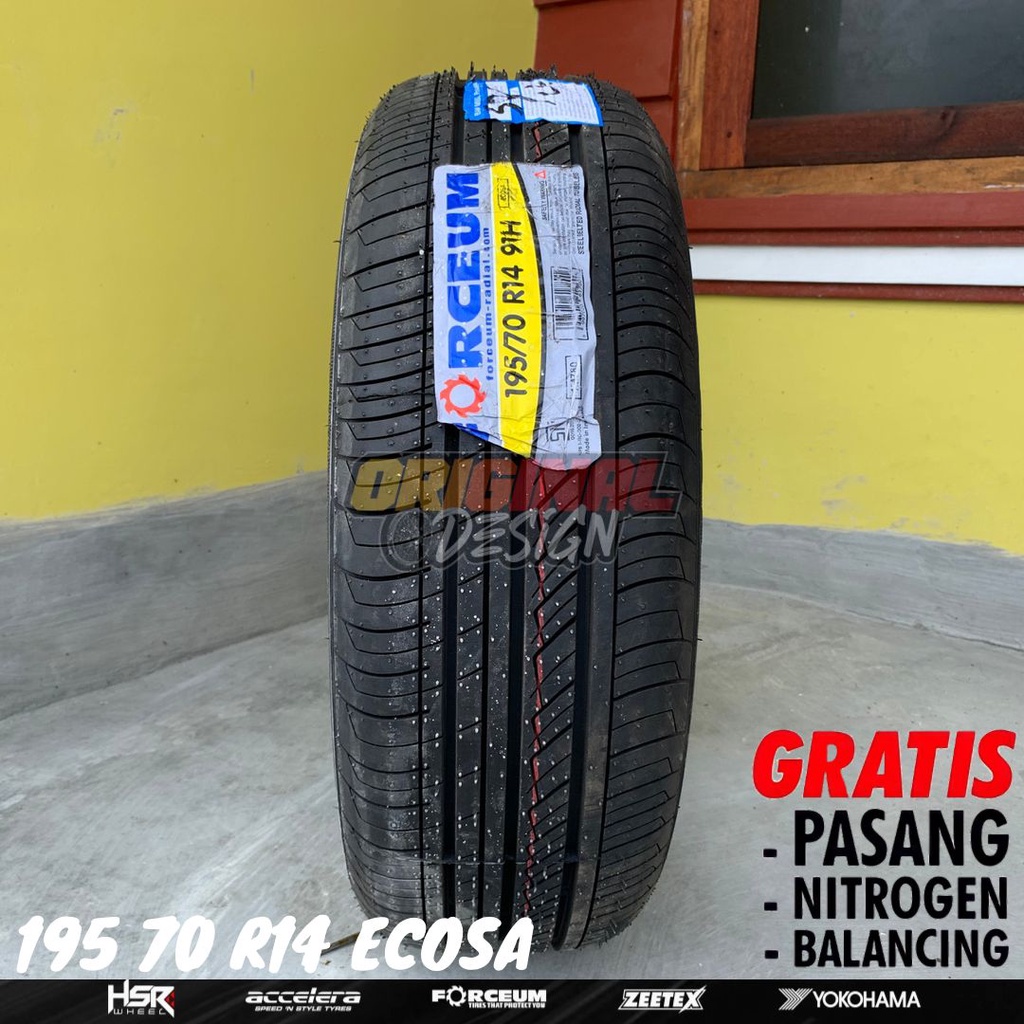Jual Ban Mobil Ring 14 Forceum 195 70 R14 Ecosa Untuk Kijang , Avanza ...