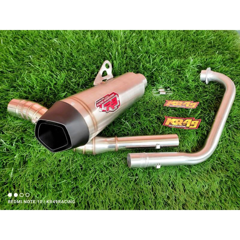 Jual KNALPOT RACING R9 ALPHA PNP VIXION R15 CB CBR GSX MEGAPRO BISON ...