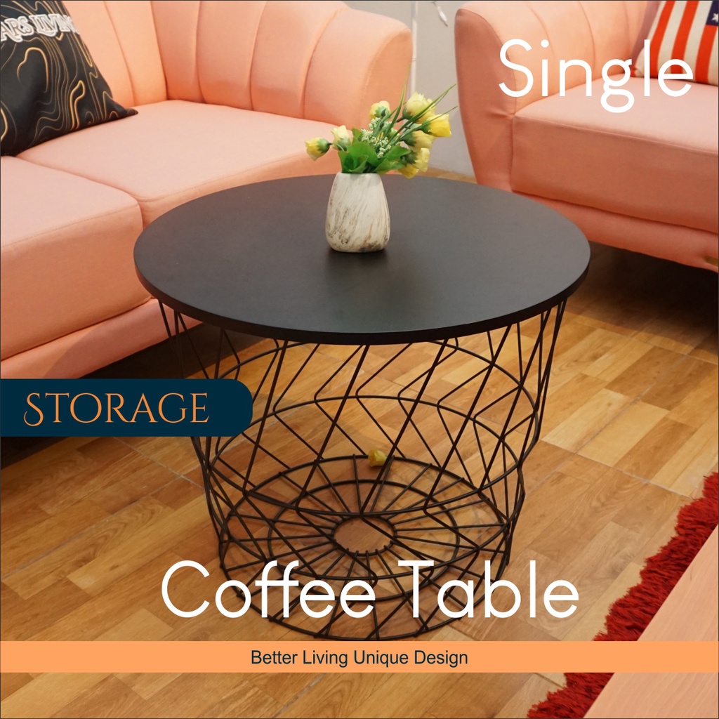Jual Coffe Table > Meja Tamu > Meja SIngle > Meja Storage | Shopee ...
