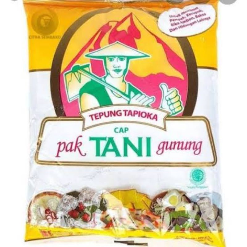 Jual Tepung tapioka cap tani gunung 500g | Shopee Indonesia