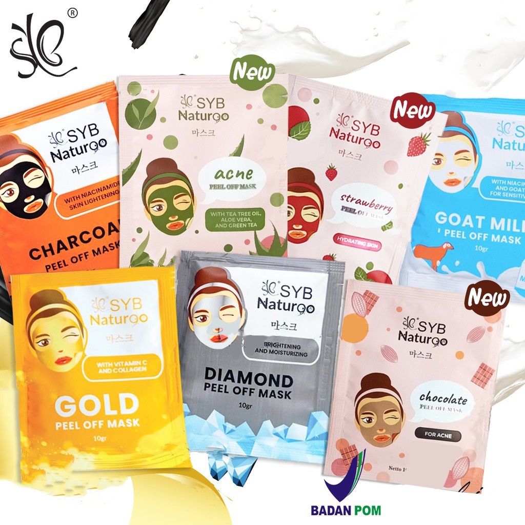 Jual MODESTOSHOP SYB NATUR90 Peel Off Mask Goat milk | Diamond | Gold ...