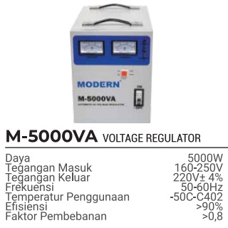 Jual Stabilizer LISTRIK 5KVA 5000VA MODERN / Stabilizer Listrik Stavol ...