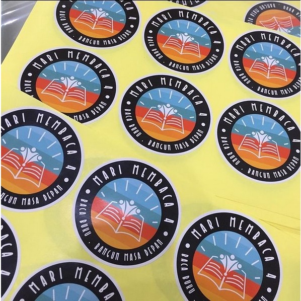 Jual Cetak Sticker Label Kemasan / Stiker Label Kemasan Makanan FREE ...