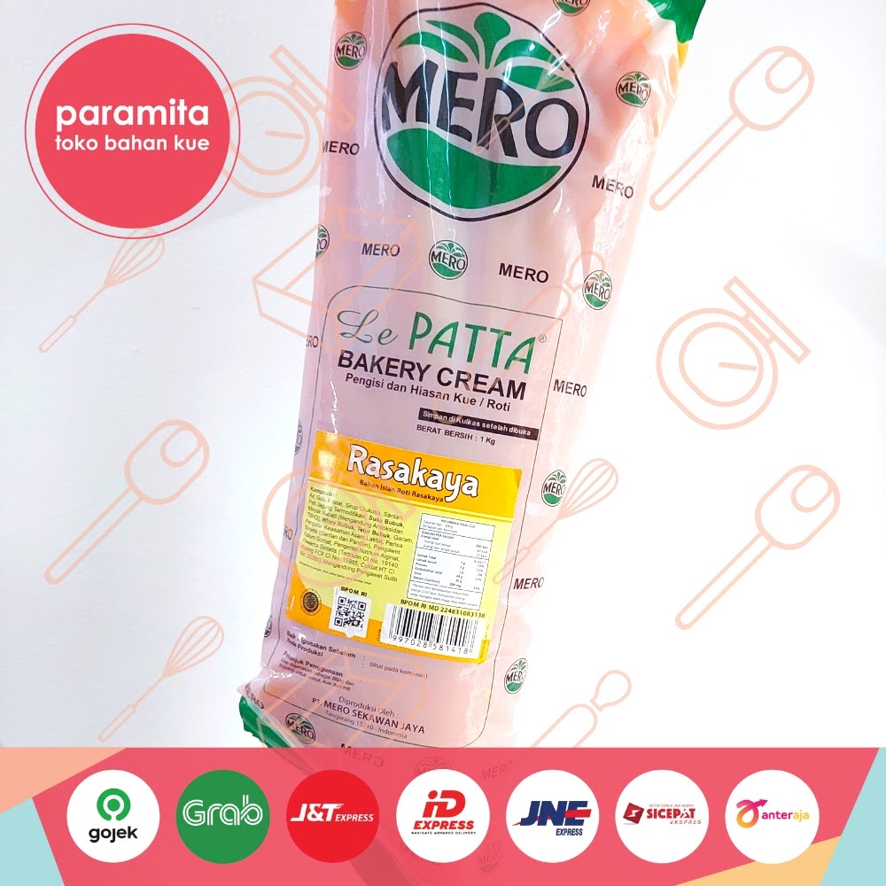 Jual Lepatta Bakery Cream Pengisi dan Hiasan Kue / Roti Rasa kaya ...