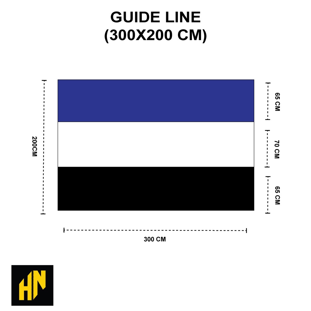 Jual BENDERA FLAG BIRU PUTIH HITAM POLOS LARGE | Shopee Indonesia