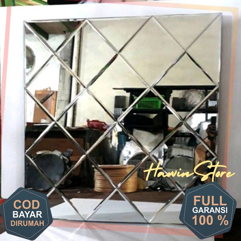 Jual 100 x 180 Bevel 1cm - Kaca Hias - Cermin Bevel - Cermin Square ...