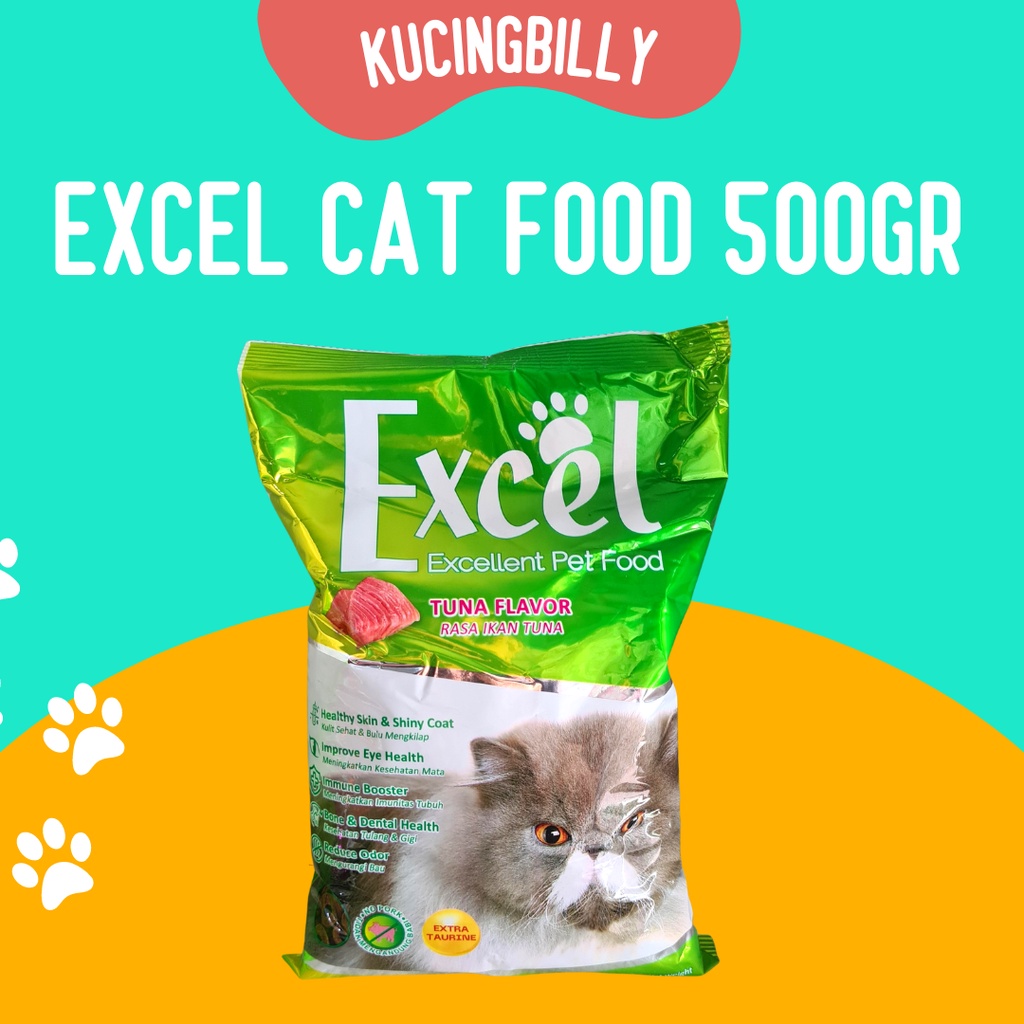 Jual Excel cat food 500gr makanan kucing | Shopee Indonesia