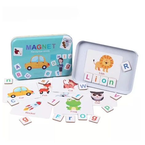 Jual Magnetic Letter Box Edu Toys Mainan Edukasi Anak Belajar Mengenal ...