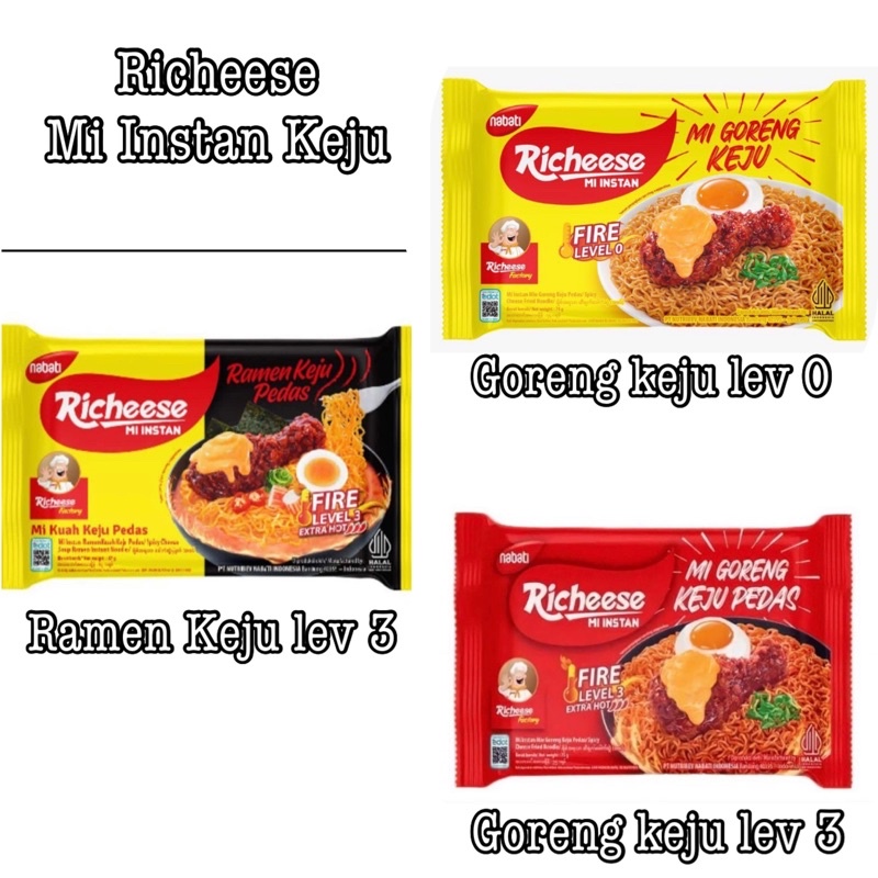 Jual Mie Richeese / Mi Instan Keju | Shopee Indonesia