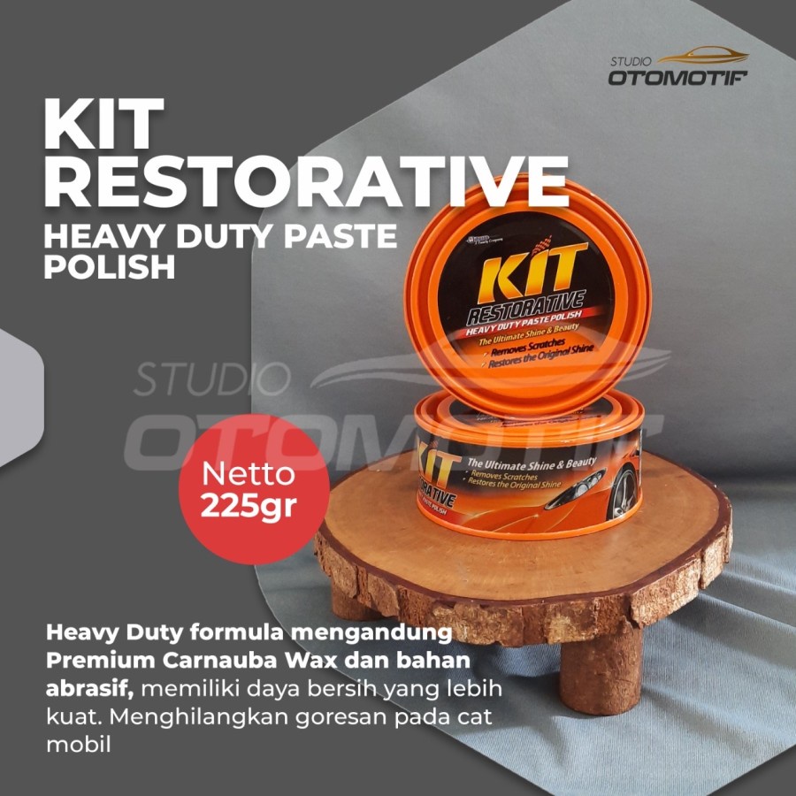 Jual KIT RESTORATIVE PASTE 225GR COMPOUND PENGKILAP BODY MOBIL MOTOR ...