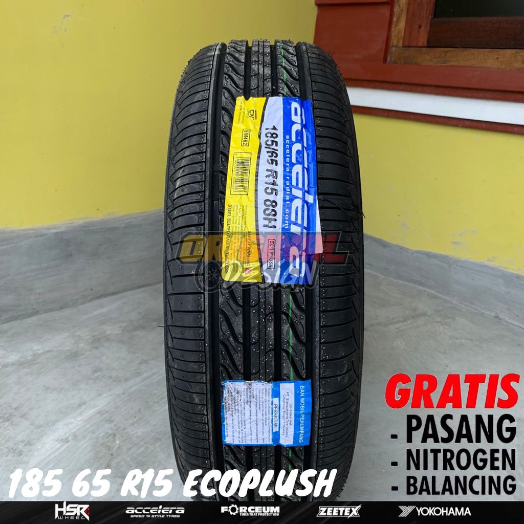 Jual Ban Mobil Ring 15 Accelera 185 65 R15 Ecoplush Ban Mobil Tubeless | Shopee Indonesia
