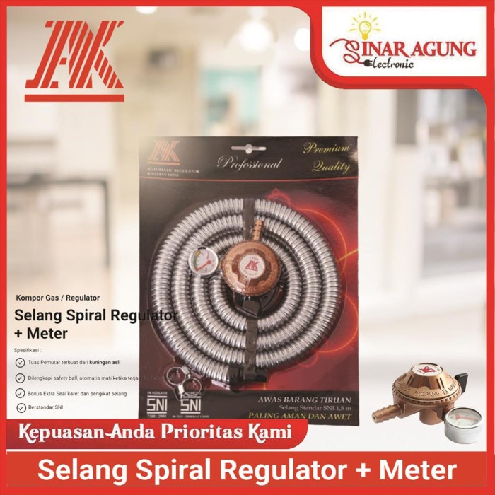Jual Regulator Gas Las Lock Meter Paket Bagus Meledak G5I9 3kg Set ...