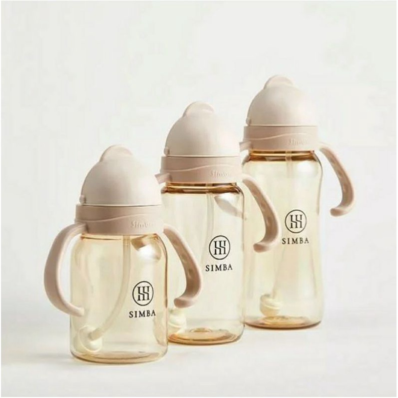 Jual Simba - Allonge PPSU Wide Neck Anti - Colic Feeding Bottle With Straw & Handles | Botol ...