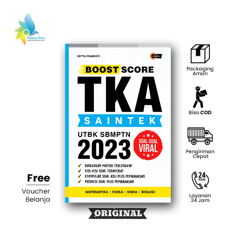 Jual Buku Boost Score TKA Saintek UTBK SBMPTN 2023 - Retta Pramesti | Shopee Indonesia