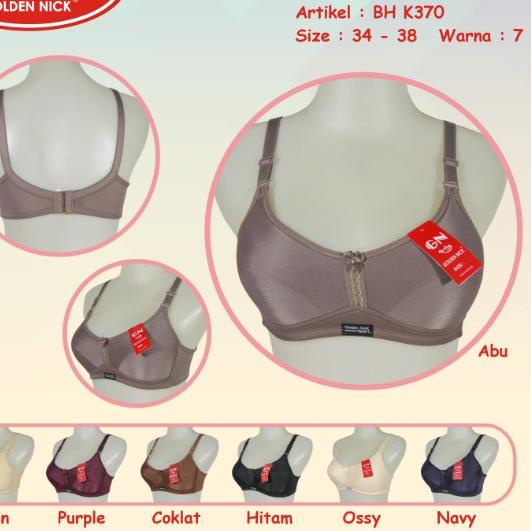 Jual EXCLUSIVE!Golden Nick - Bh Sport Bh K370 Tanpa Kawat Busa Tipis Bh Golden Nick Murah ...