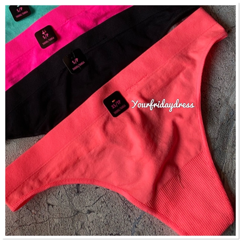 Jual [FULLTAG] LA SENZA Seamless #09 PLAIN Ultrasoft Modal Thong Panty ...