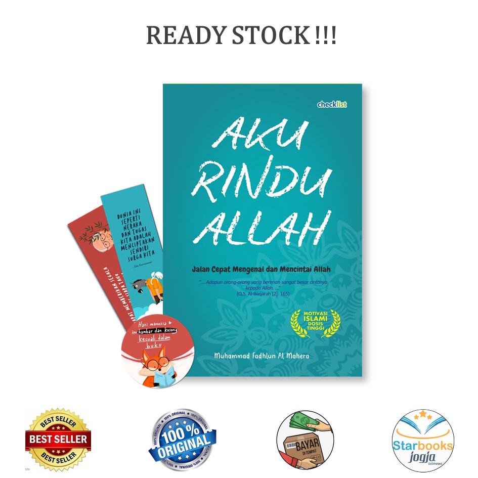 Jual Checklist - Buku Aku Rindu Allah : Jalan Cepat Mengenal ...