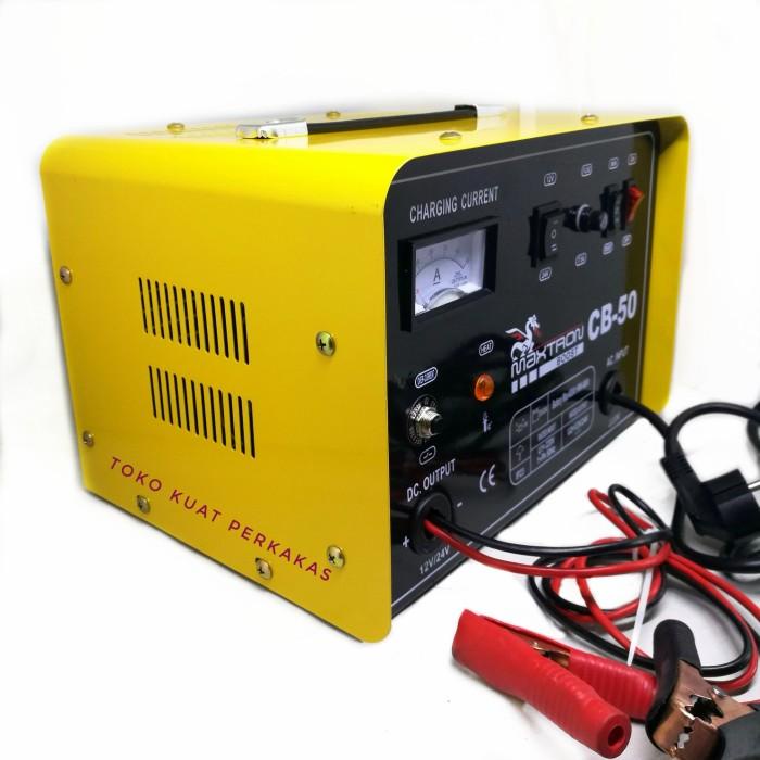 Jual Battery charger MAXTRON CB50 50A battery charger aki mobil dan ...