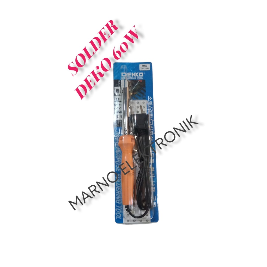 Jual SOLDER DEKO 60W DEKO SOLDERING IRON MULTI PURPOSE SOLDERING TOOL ...