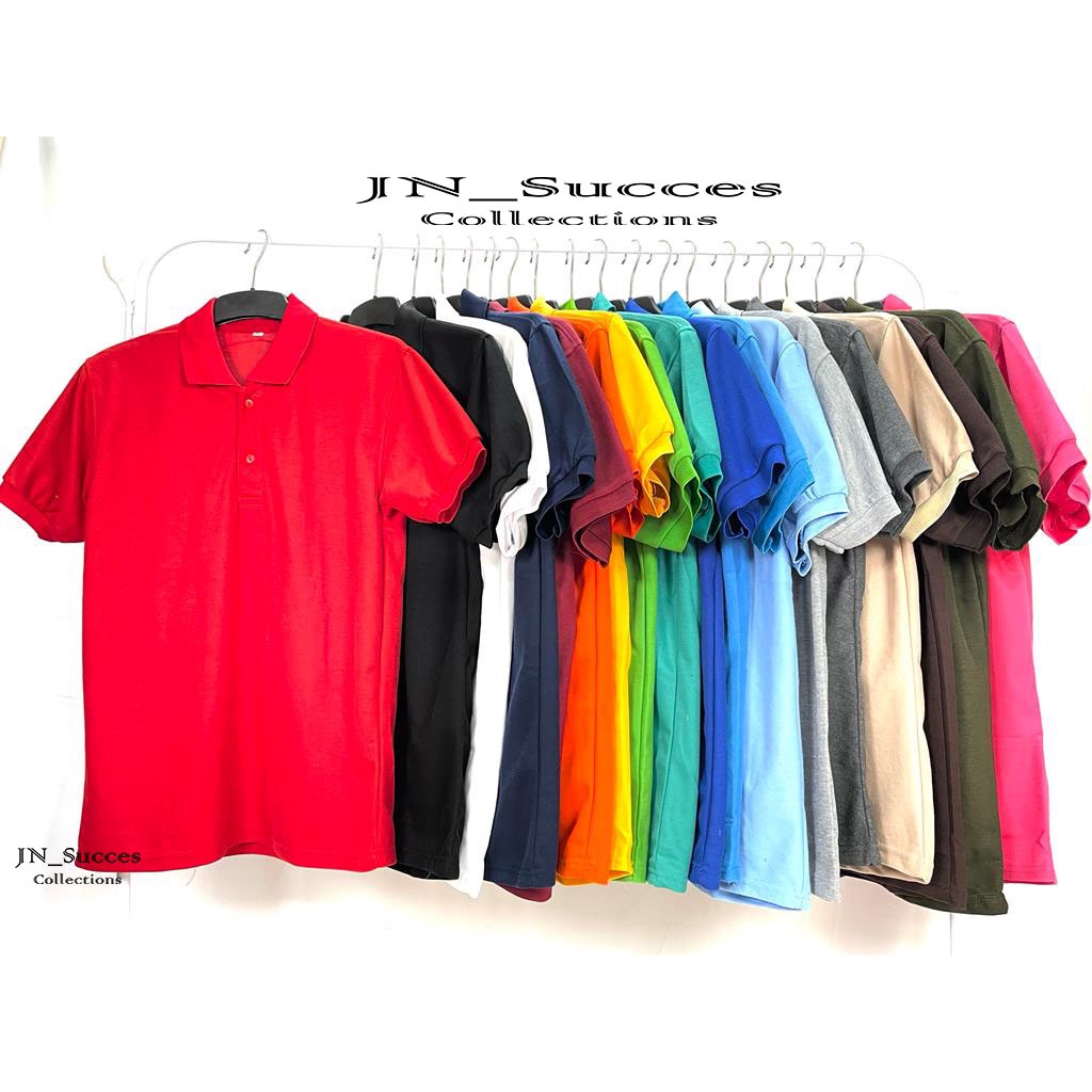 Jual JN_Succes Kaos Polo Shirt / Kaos Kerah Polos /Kaos Wangki ...