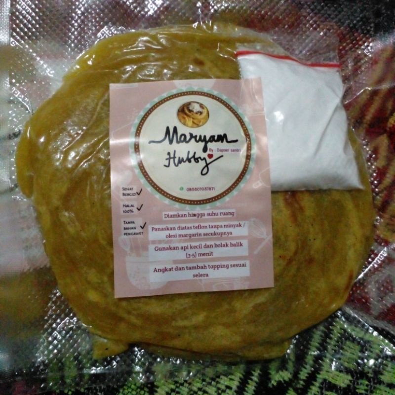 Jual Roti Maryam Hubbi| Roti Canai| Makanan khas Timur tengah Varian ...