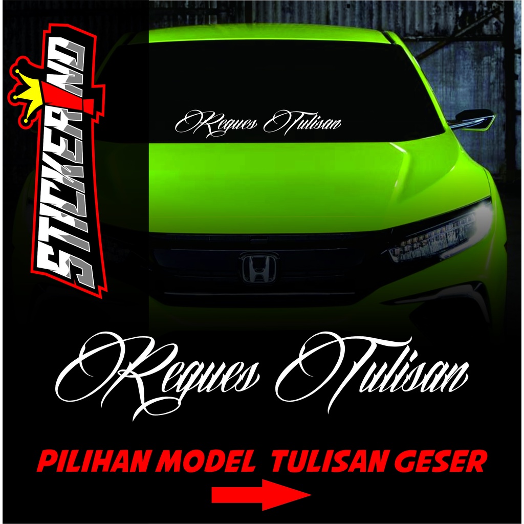 Jual STIKER STICKER CUSTOM NAMA CUSTOM TULISAN | Shopee Indonesia