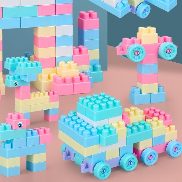 Jual MAINAN LEGO BALOK BRICKS BALOK 136 PCS / DIY SUSUN BRICK BALOK ...