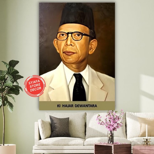 Jual KI HAJAR DEWANTARA - Walldecor poster Pahlawan NAsional Indonesia ...