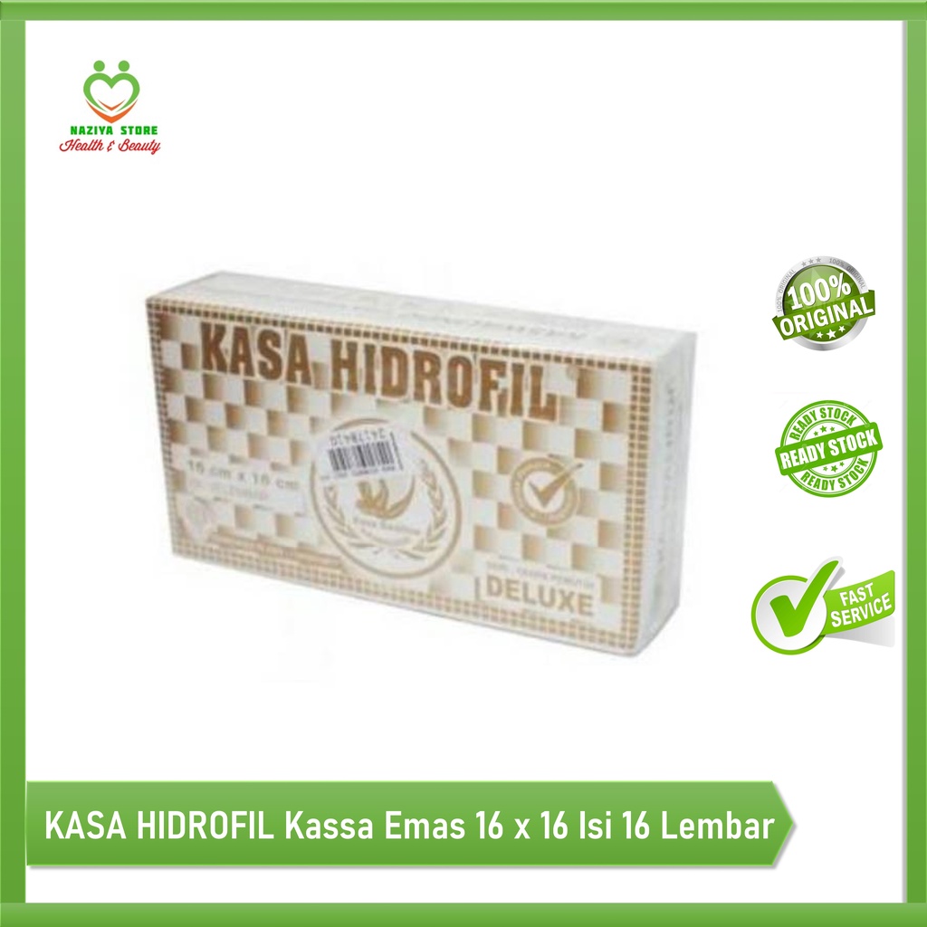 Jual KASA KASSA STERIL HIDROFIL Perban Steril Hidrofil Swallow 16x16 ...