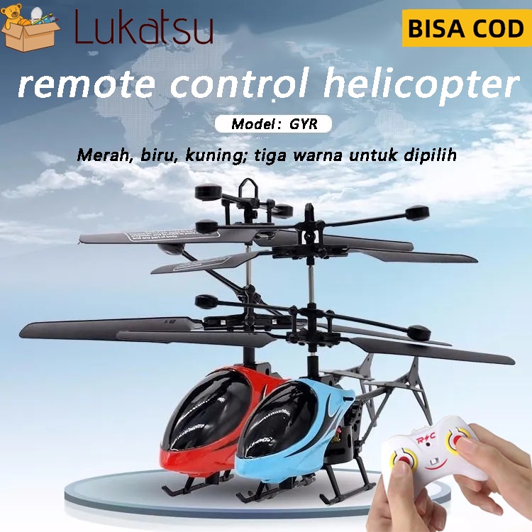 Jual Remote Control Helicopter Mini USB Inframerah Induksi Pesawat RC ...