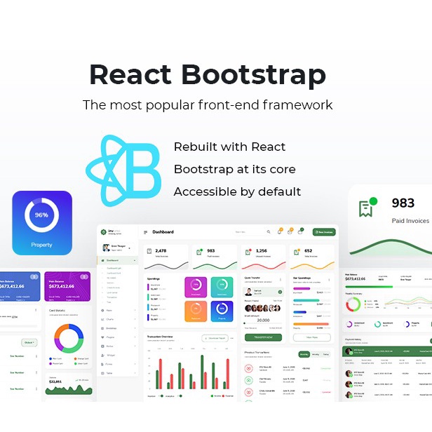 Jual Bootstrap 5 - Invome v1.0 | Admin Dashboard Template (React Redux) | Shopee Indonesia