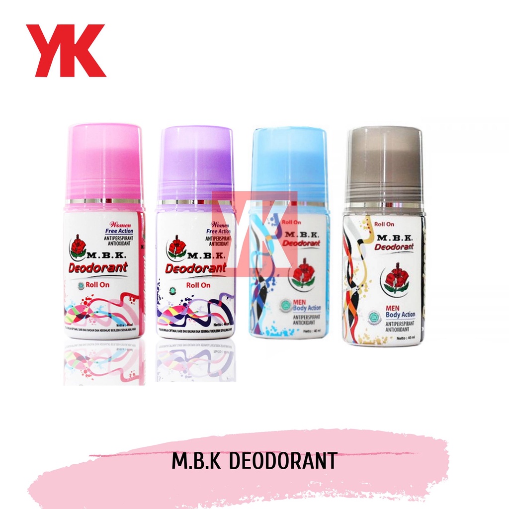 Jual ☑️ YK ☑️ M.B.K mbk Deodorant Roll On | Shopee Indonesia