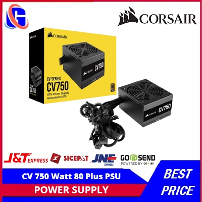 Jual Corsair CV Series™ CV750 — 750 Watt 80 Plus® Bronze Certified PSU | Shopee Indonesia