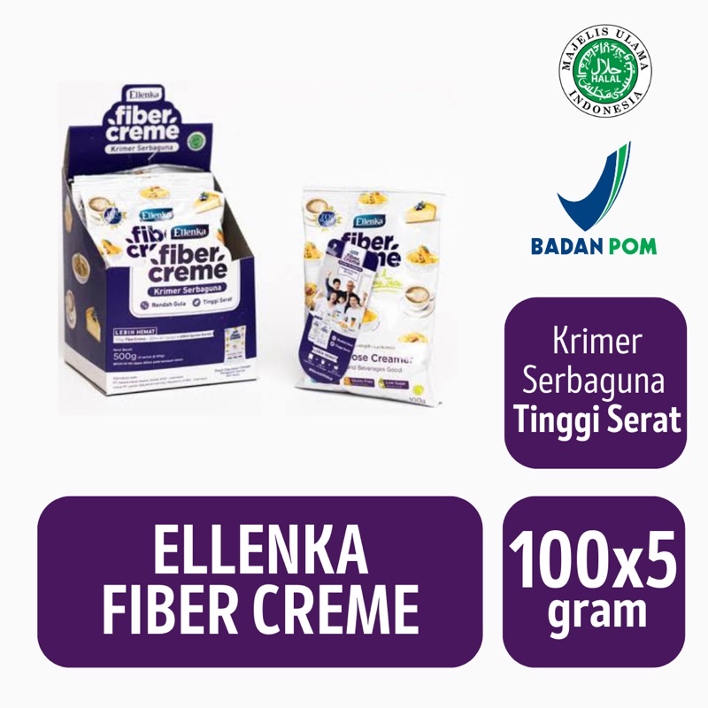 Jual Ellenka Fiber Creme [450gram] atau [5 sachet @100gram] | Shopee ...