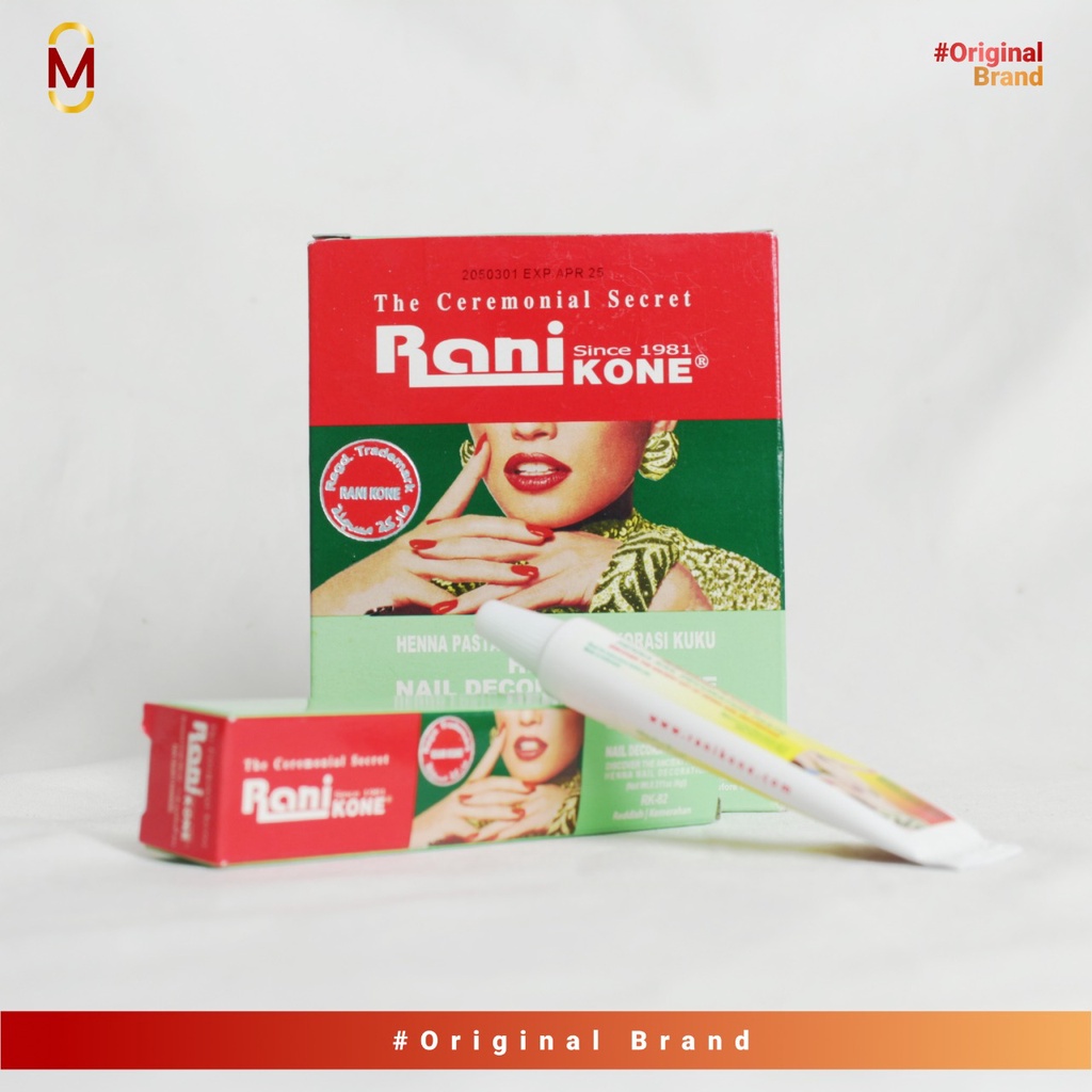 Jual Henna Rani Kone Nail Decoration Paste RK 82 Kutek Henna Pacar Kuku ...