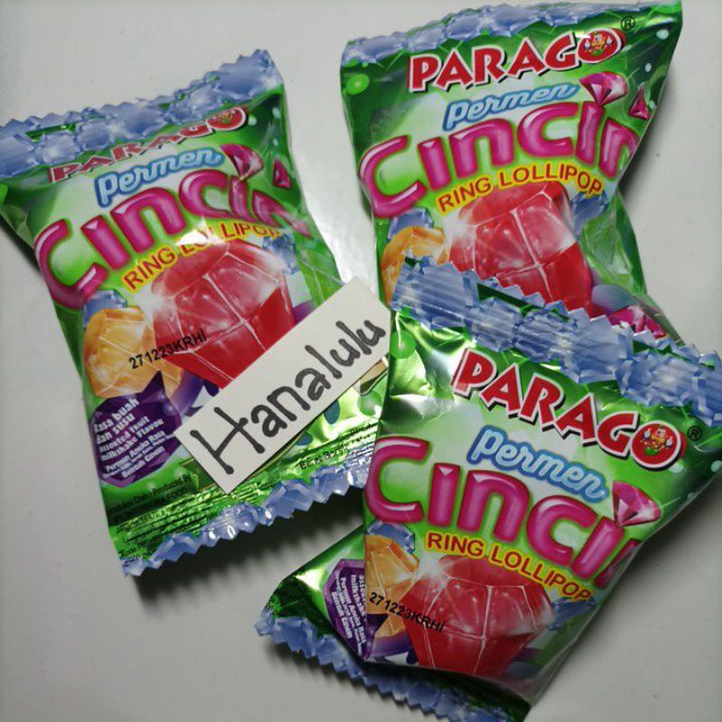 Jual Parago Permen Cincin Ring Lollipop 8g Jajanan Jadul | Shopee Indonesia