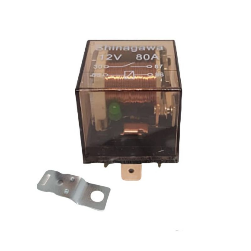 Jual RELAY KLAKSON 4 PIN 12 VOLT 80 AMPERE BENING TRANSPARAN HARGA 1 ...