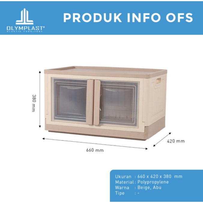 Jual Rak Storage Lipat Olymplast (Olymplast Folding Storage(OFS ...