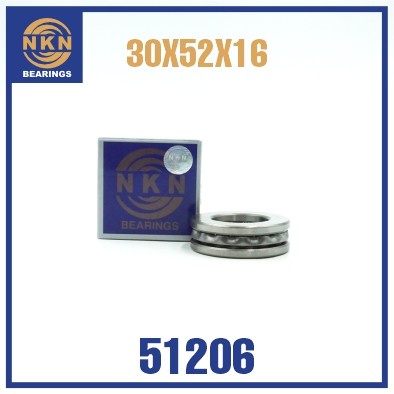 Jual Bearing Thrust NKN 51206 30X52X16 mm Original | Shopee Indonesia