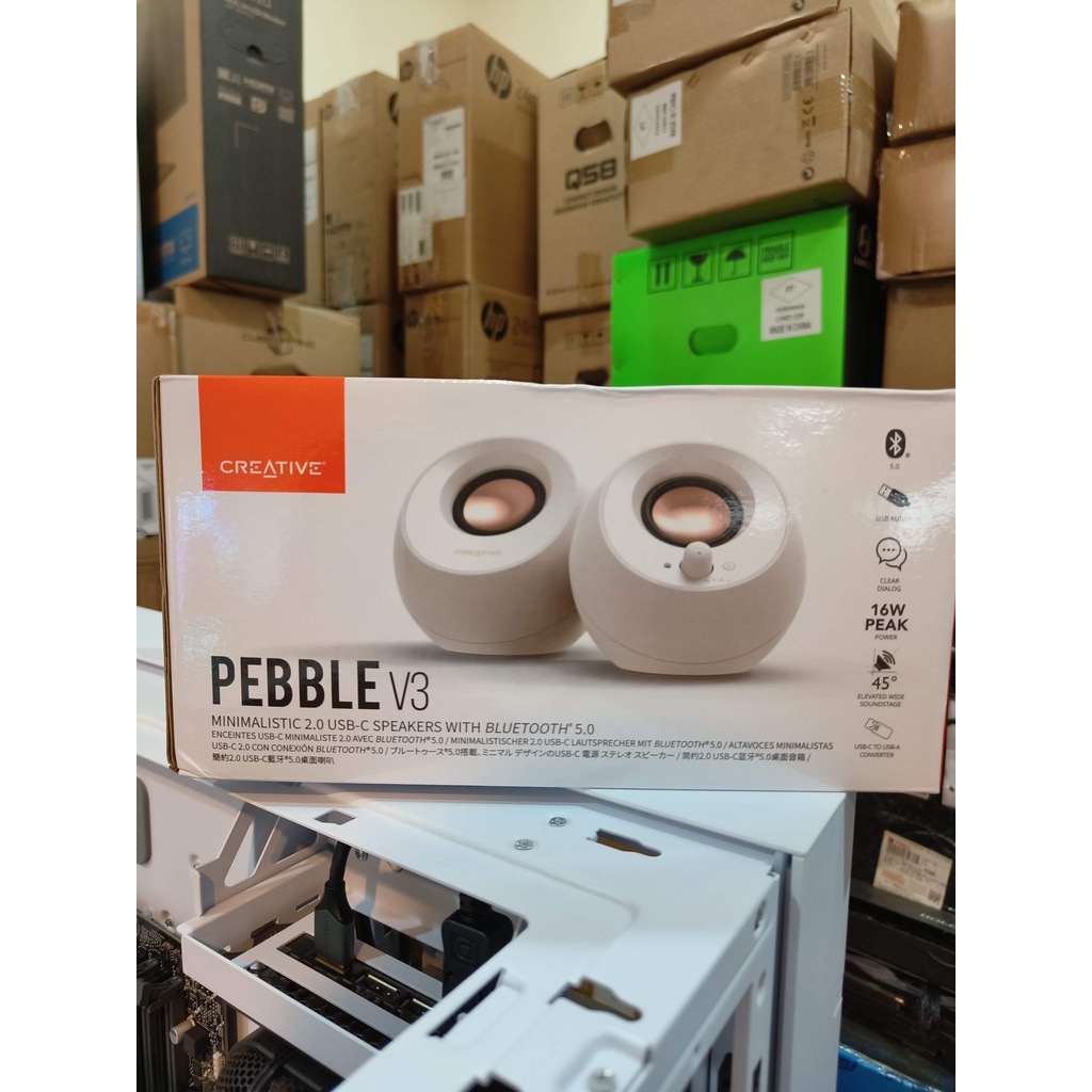 Jual Creative Pebble V3 Bluetooth 5.0 Portable Dual 2.0 PC Speaker USB C | Shopee Indonesia
